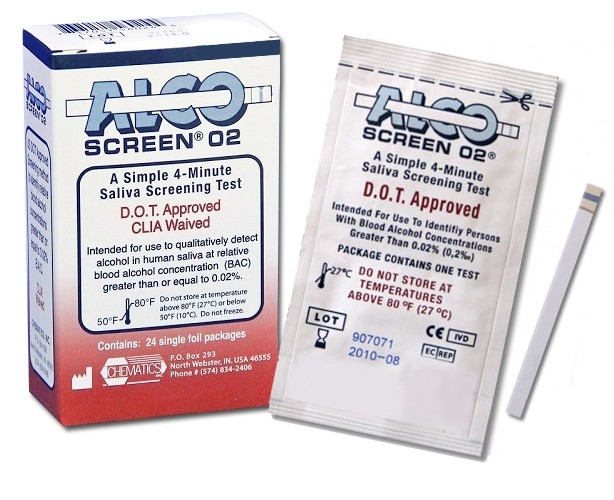 Alco-Screen 02 Saliva Alcohol Screening Device | Employee Testing ...